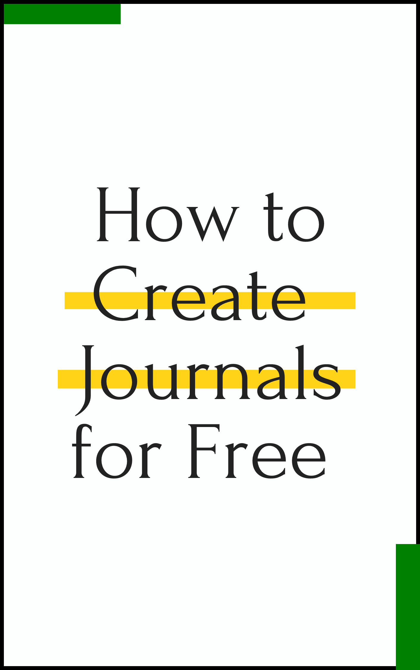 How to Create Journals for FREE – BOOK BAG UNIVERSITY